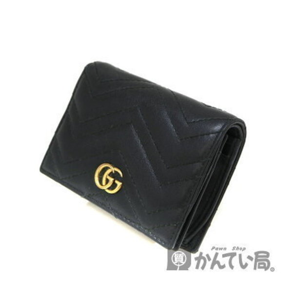 Gucci | Bags | Gucci Bifold Wallet Gg Marmont Leather Black | Poshmark
